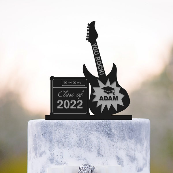 Guitar Cake Topper - Etsy