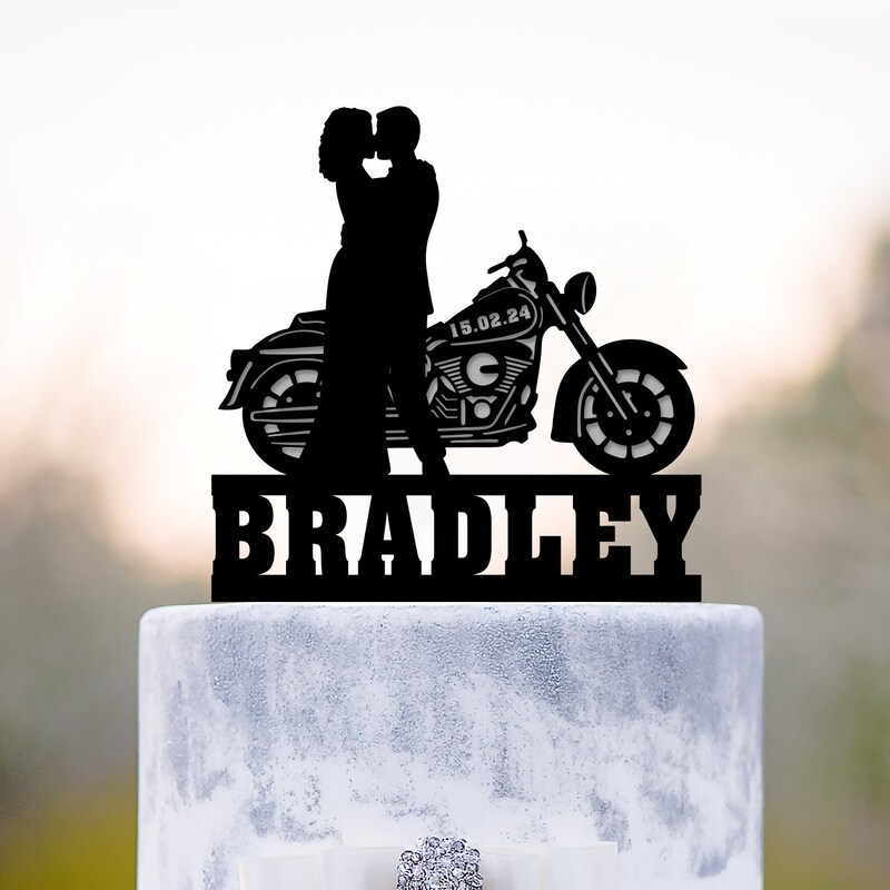 Motorcycle Cake Topper - Etsy