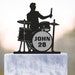 Musician Birthday Drum Set Cake Topper,drum Kit Birthday Cake Topper ...