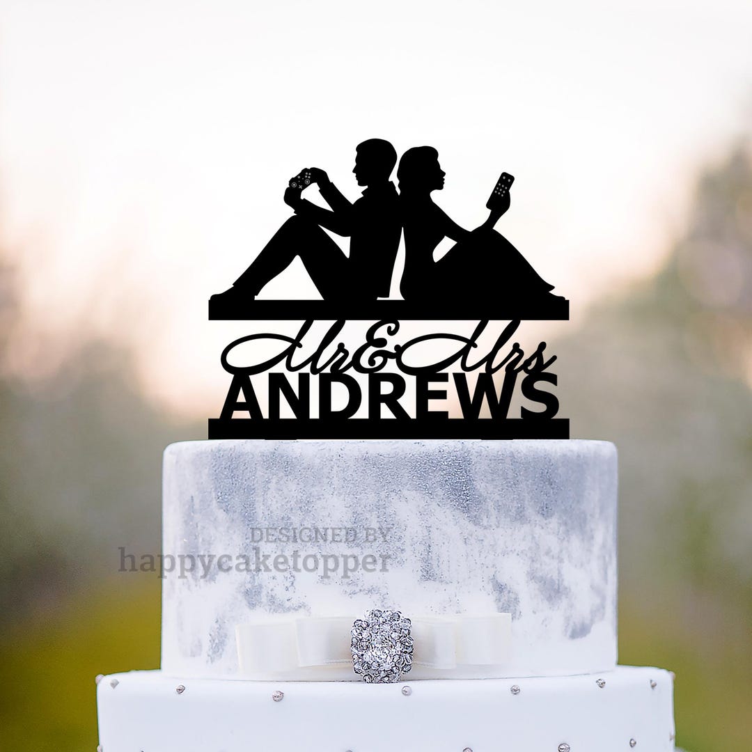 Game Controller Cake Topper, Wedding Cake Topper, TV Remote Control ...