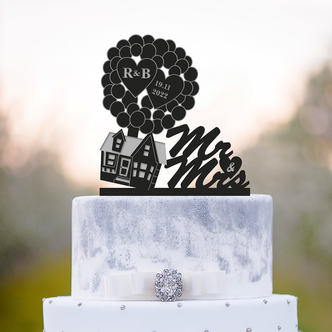 Wedding Cake Topper, up House Cake Topper, You're My Greatest Adventure ...