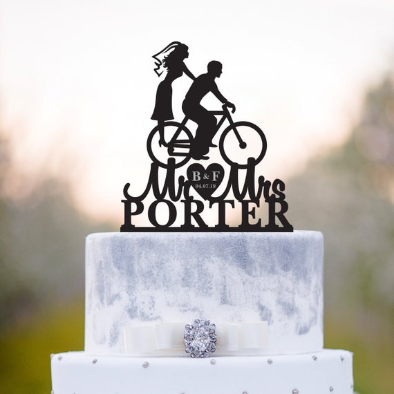 Tandem bicycle cake topperbicycle for two cake topperBicycle | Etsy