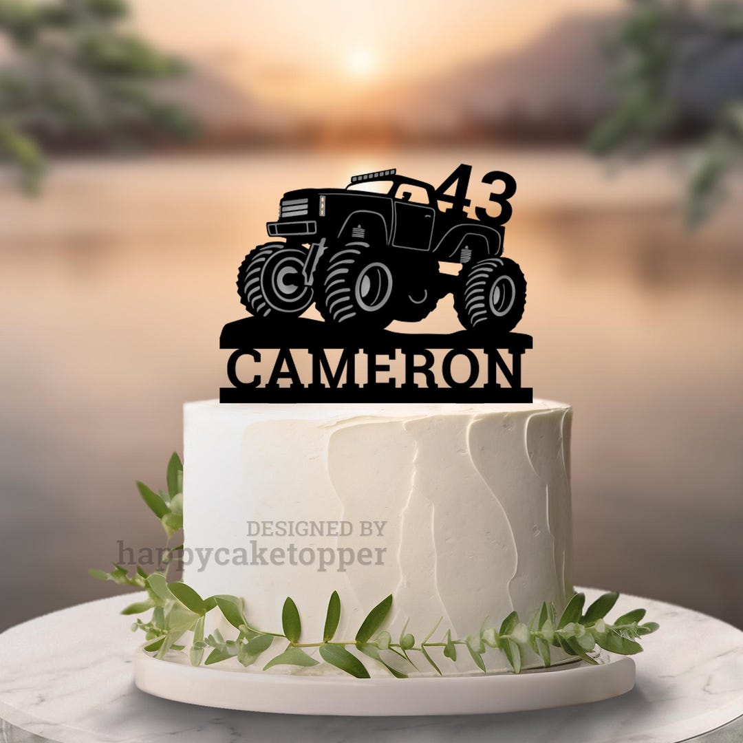 Birthday Cake Topper, off Road Cake Topper, Custom ATV Cake Topper ...