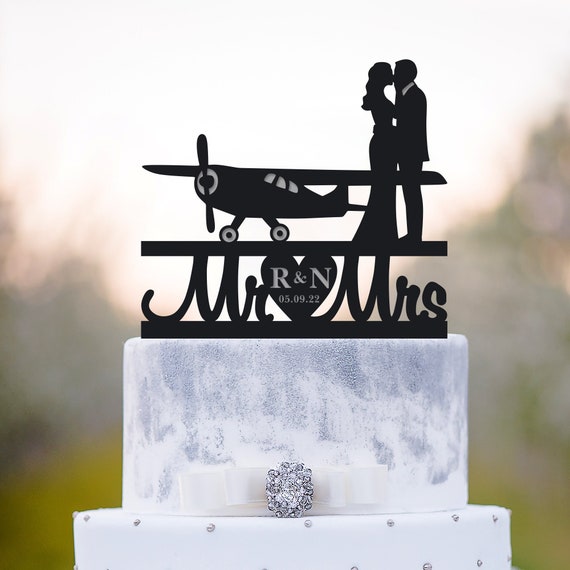 Pilot Groom Cake Topper