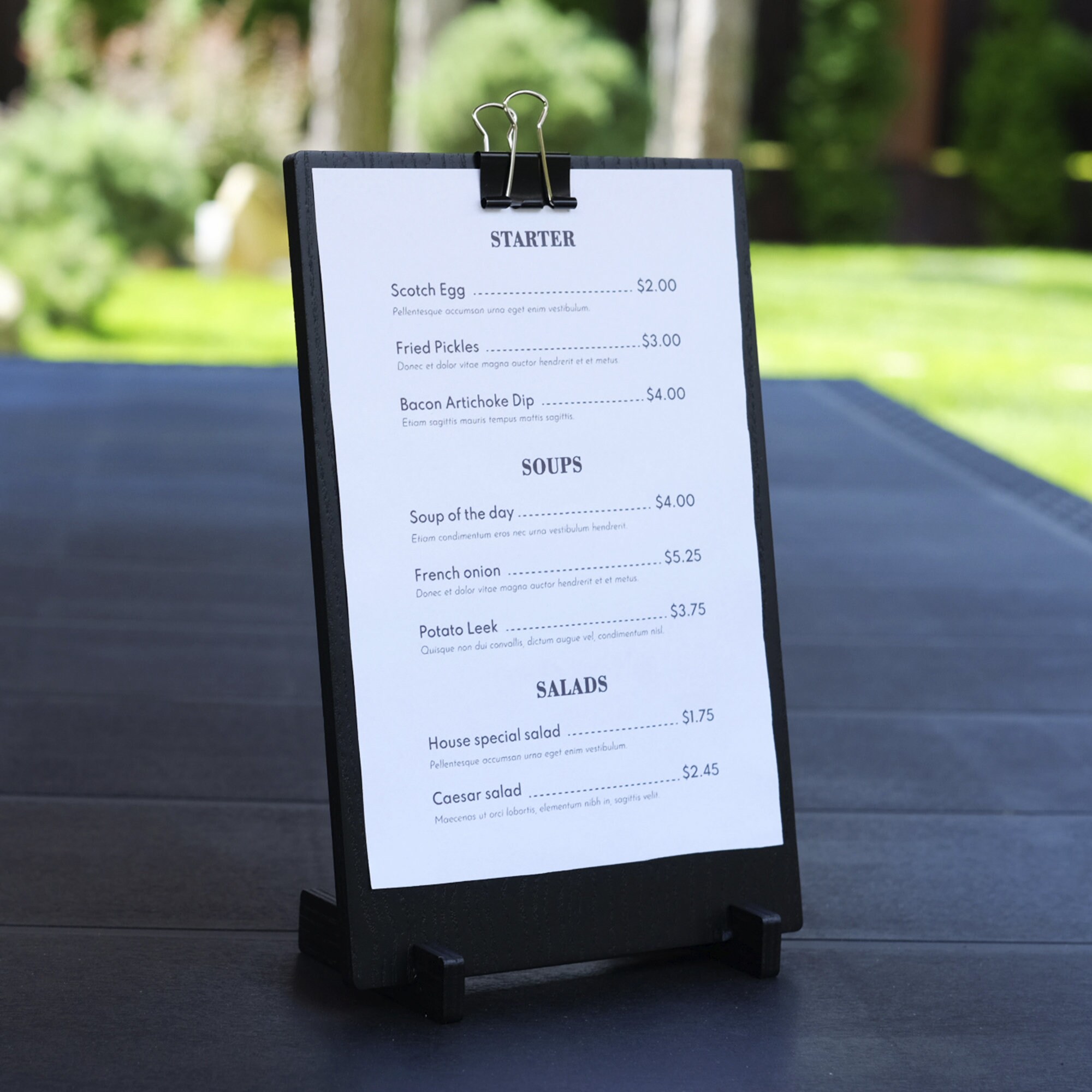 Menu Holder, Sign Holder Stand, Menu Board, Custom Acrylic Sign, Table ...
