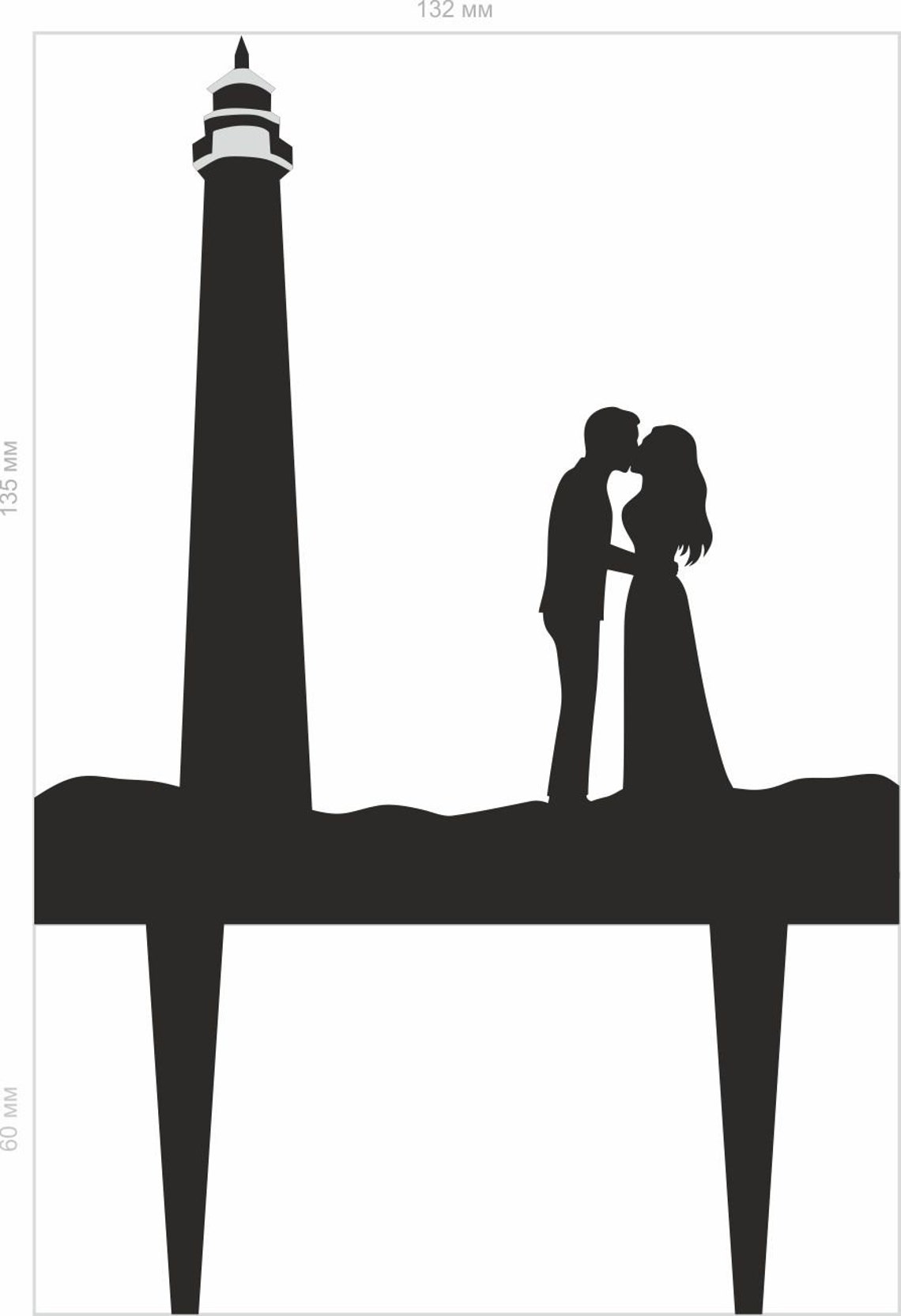 Lighthouse Nautical Cake Topper,lighthouse Wedding Cake Topper ...