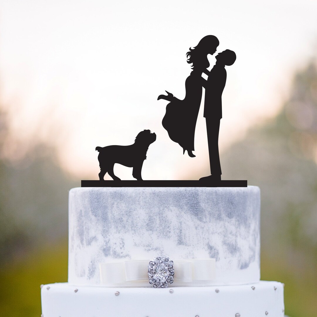 Cockapoo Cake Topper,cockapoo,wedding Cake Topper With Dog,cake Topper ...