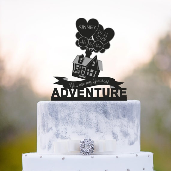 You're My Greatest Adventure up Cake Topperanniversary - Etsy