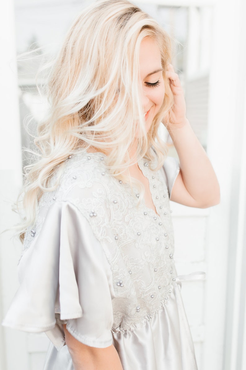 SATIN BRIDAL ROBE for Wedding Day Boudoir Photo Shoot - Etsy