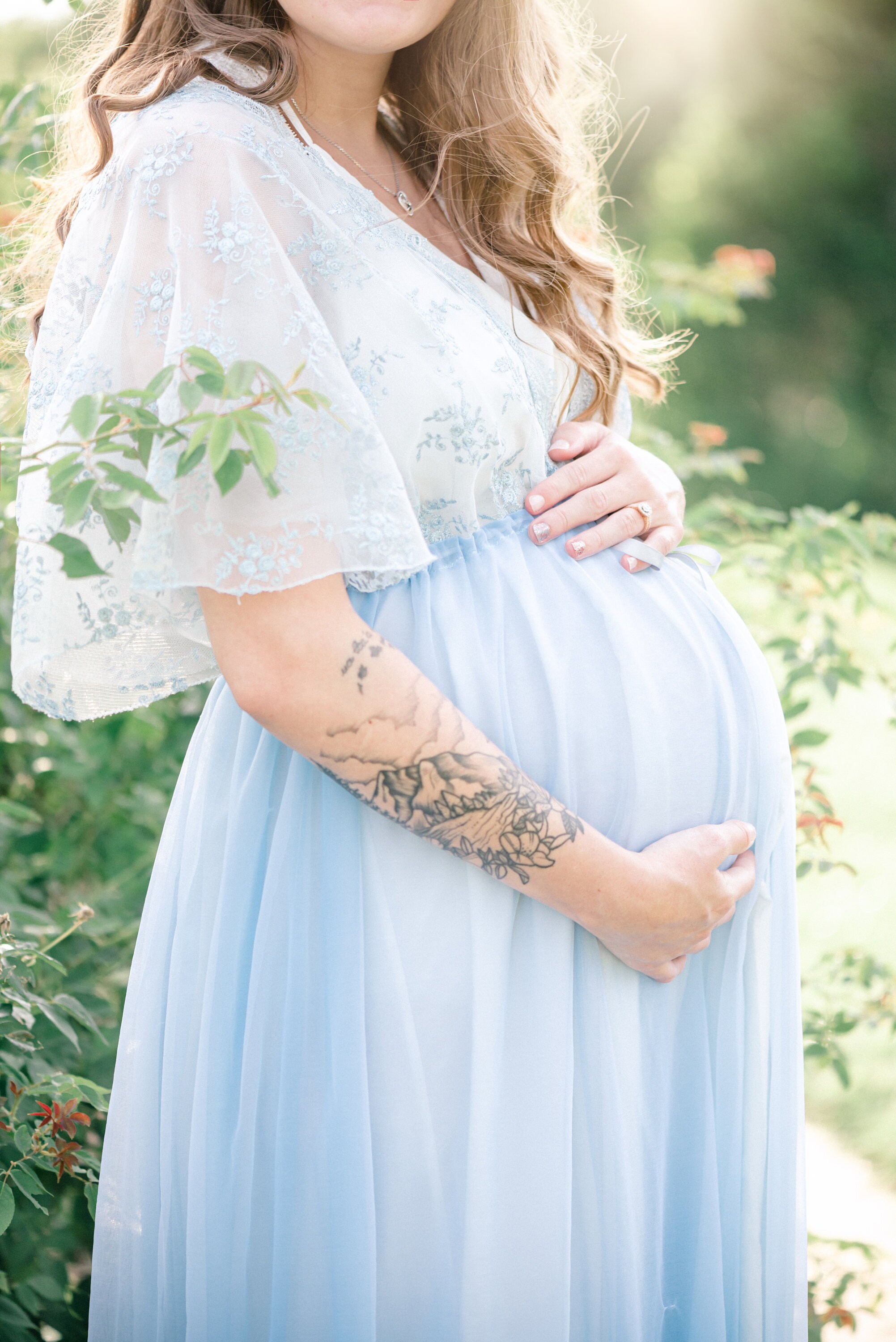 TULLE MATERNITY ROBE for maternity photo shoot Mother to Be | Etsy
