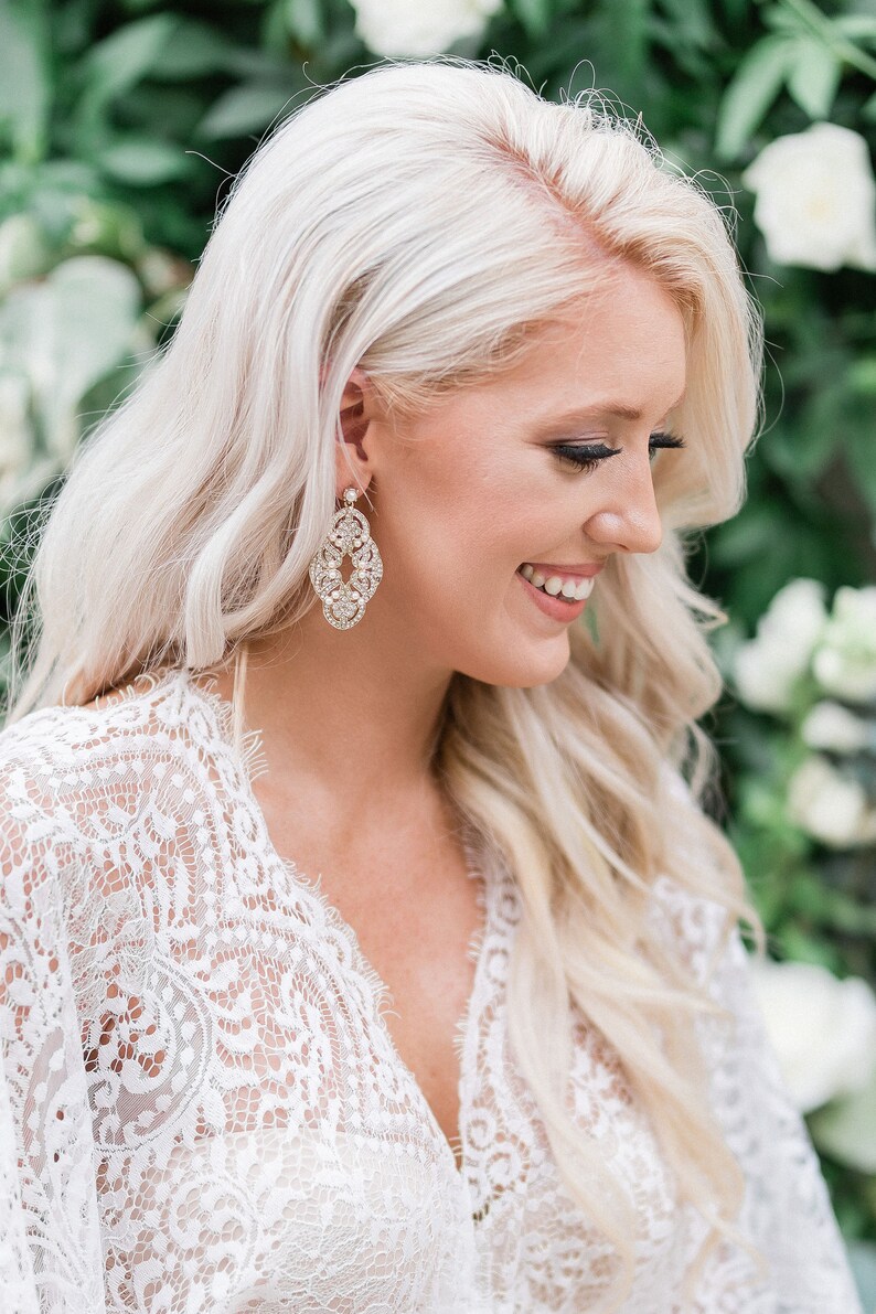 LACE BRIDAL ROBE for Wedding Day Boudoir Photo Shoot Lace - Etsy