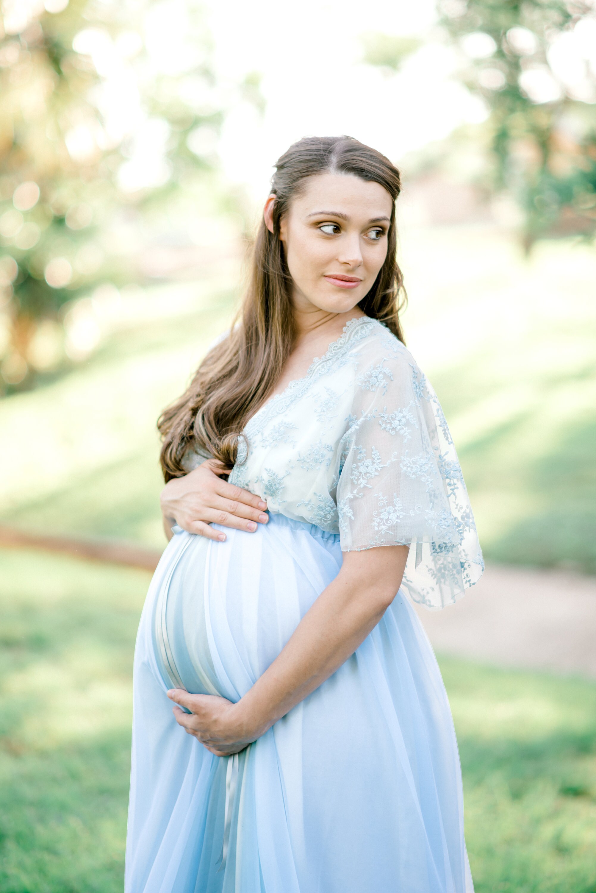 TULLE MATERNITY ROBE for maternity photo shoot Mother to Be | Etsy