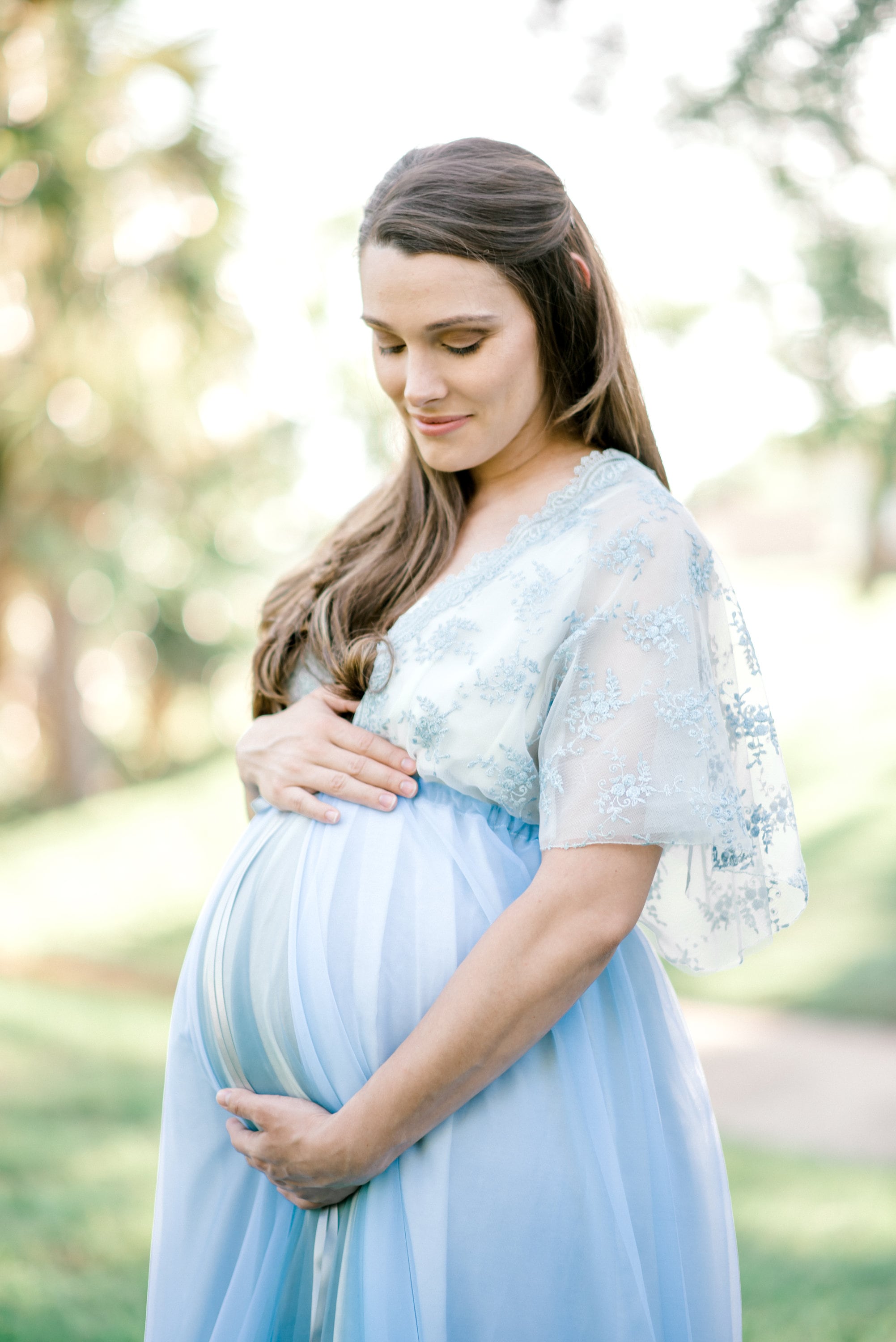 TULLE MATERNITY ROBE for maternity photo shoot Mother to Be | Etsy