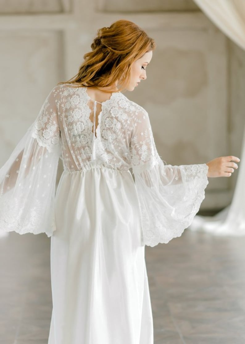 SATIN BRIDAL ROBE for Wedding Day Bridal Boudoir Photo Shoot - Etsy