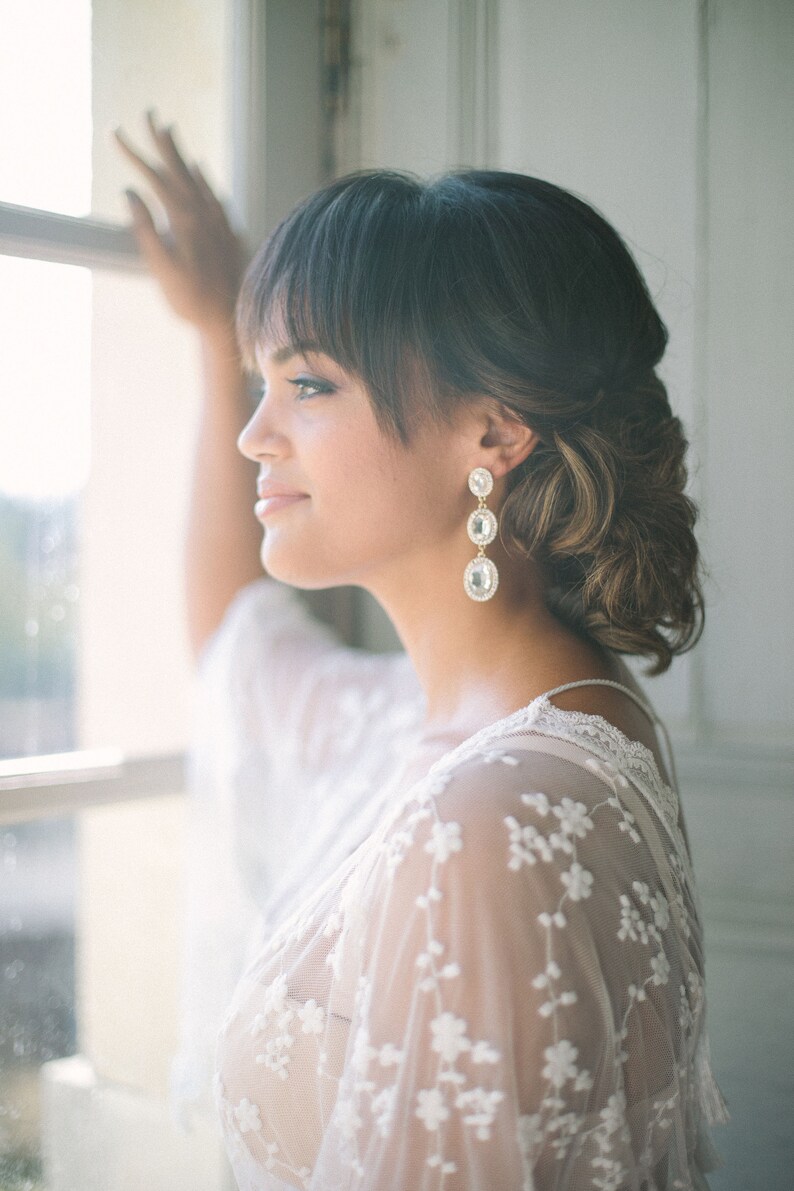 VINTAGE LACE BRIDAL Robe for Wedding Day Boudoir Photo Shoot - Etsy