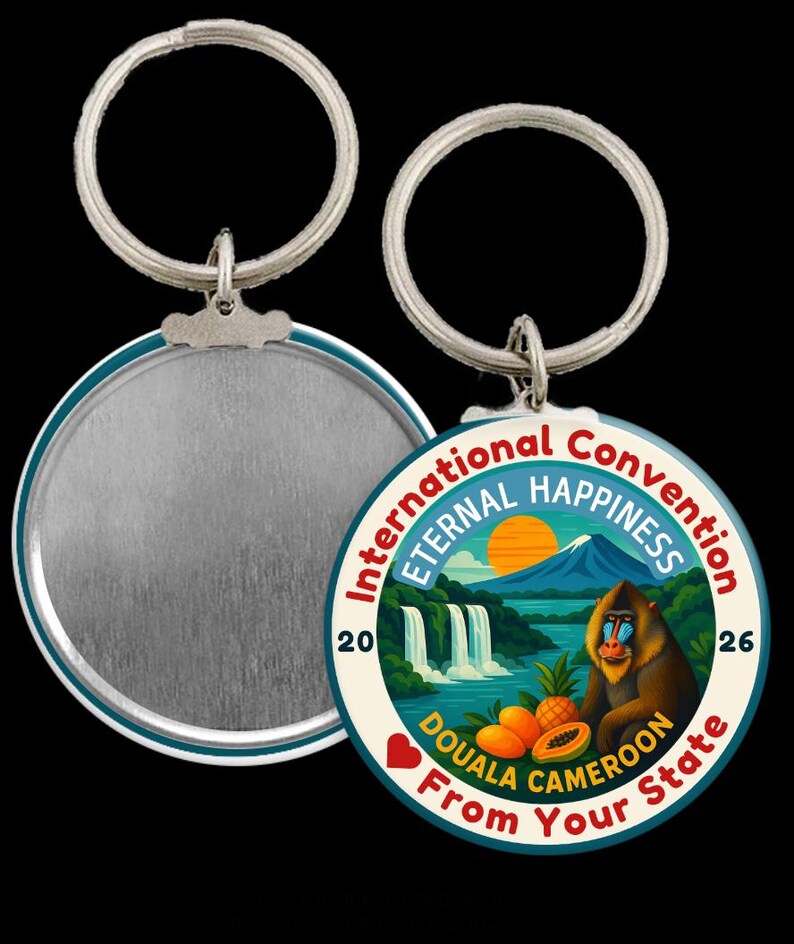 2026 International Convention Eternal Happiness Pin Button: Cameroon ...