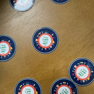 LDC Gifts Stickers "here I Am Send Me" Hard Hat Stickers - Etsy