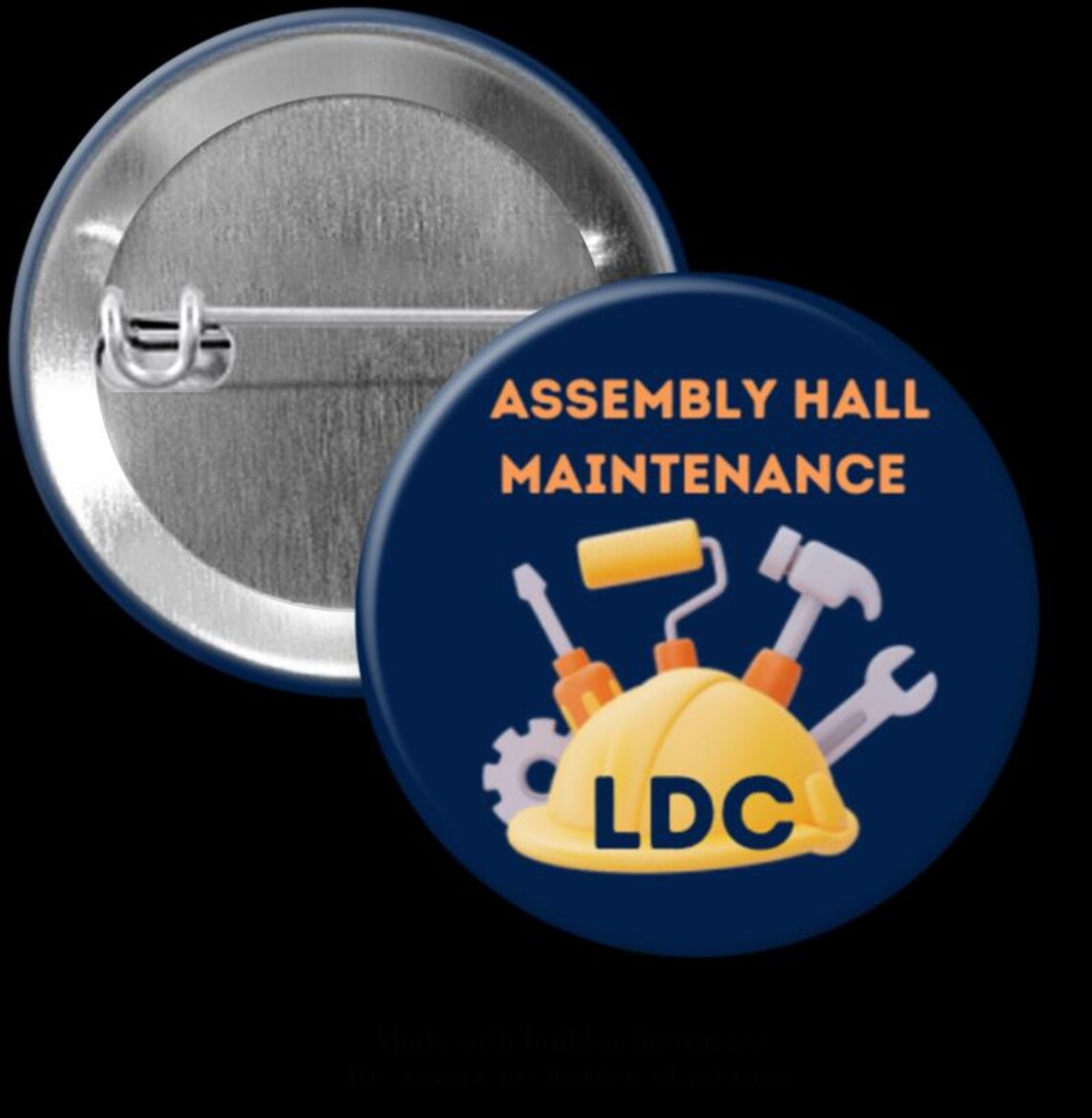 LDC Assembly Hall Maintenance Button - JW Gifts (1.5 Inch) - Etsy