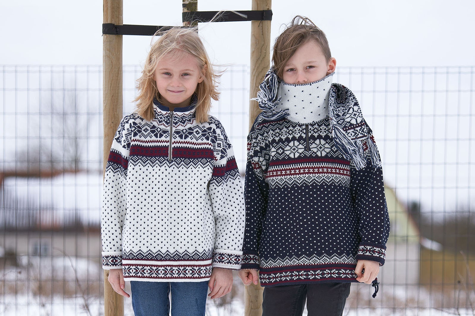 Pure Wool Kids Sweater, Nordic Sweater for Kids - Etsy