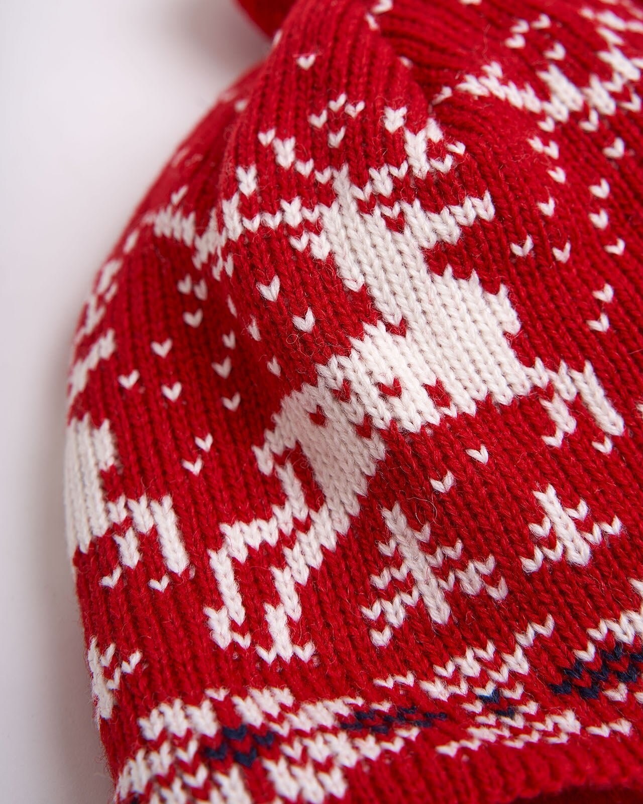 Knitted Wool Hat With Reindeers, Christmas Hat, Unisex Warm Beanie - Etsy