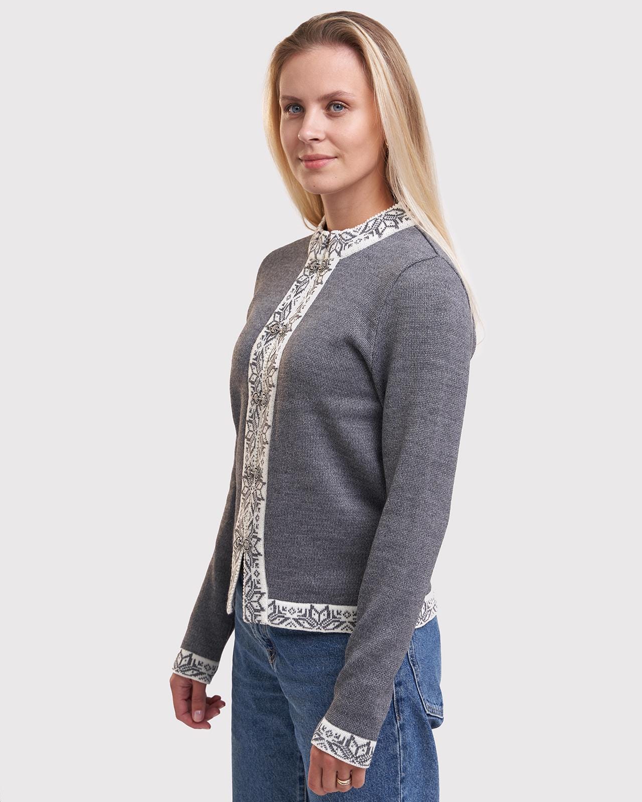 Merino Wool Cardigan, Ornament - Etsy