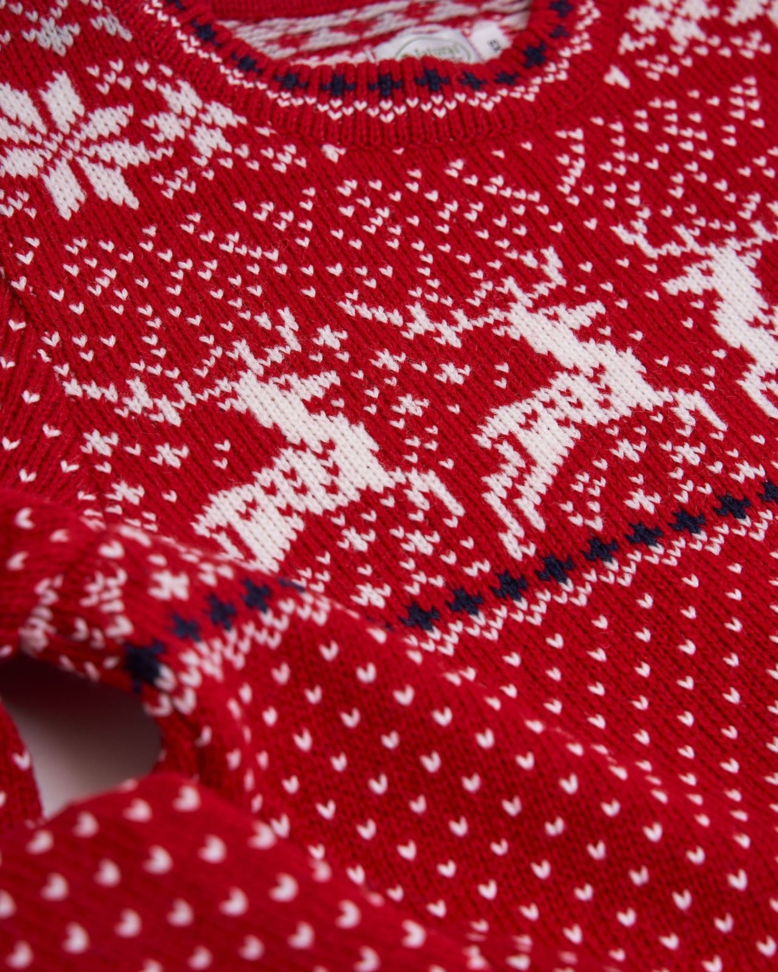 Wool Christmas Sweater for Women, Knitted Sweater With Reindeers ...