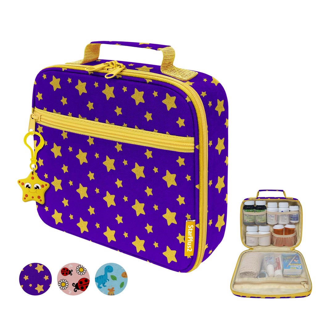 Medicine Organizer for Children: Pill Bottle Storage Bag - Etsy