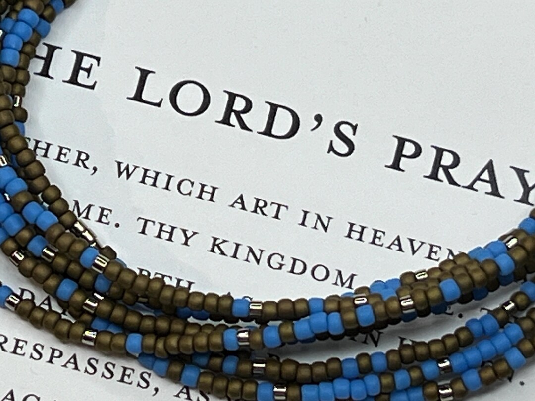 The Lord’s Prayer Morse Code Multi-wrap Bracelet Handmade Small ...