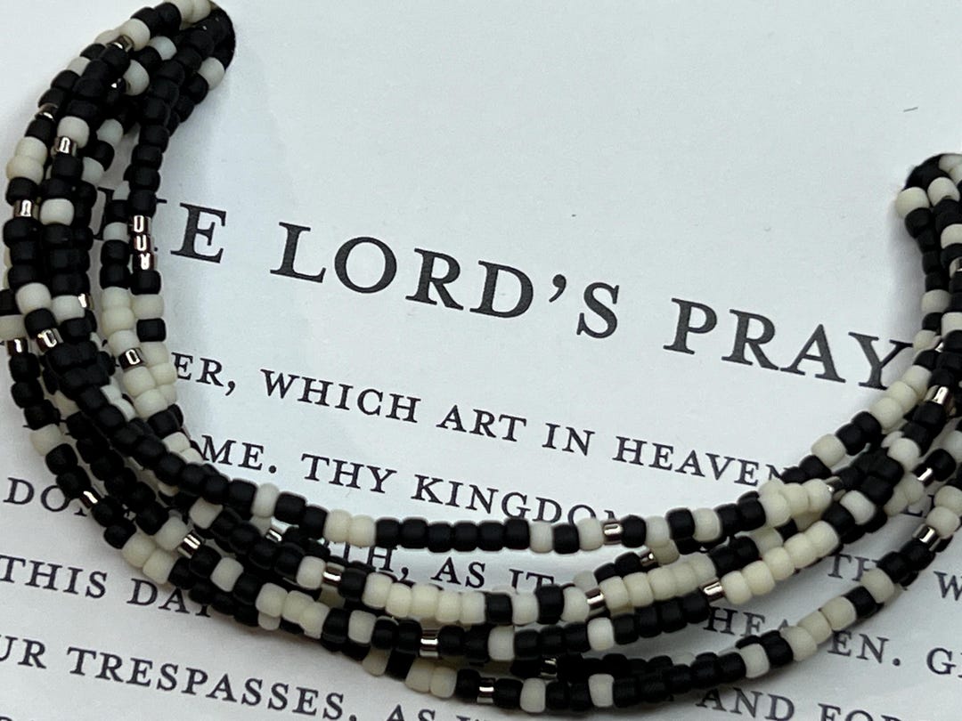 The Lord’s Prayer Morse Code Multi-wrap Bracelet Handmade Small ...