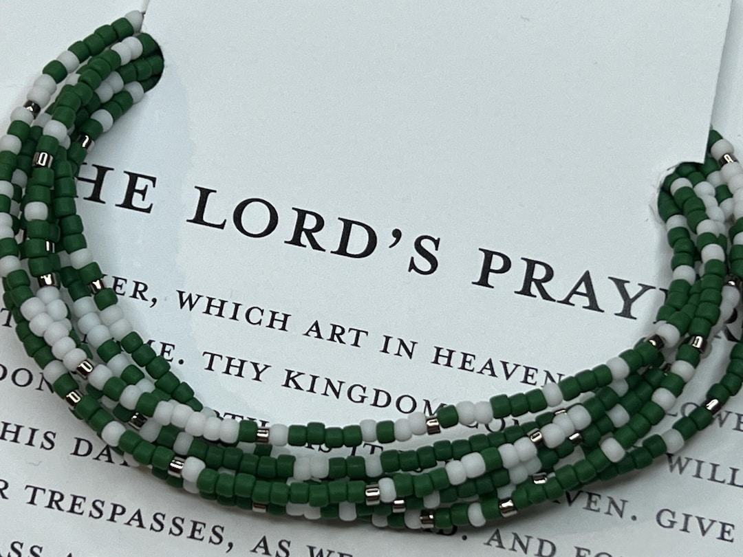 The Lord’s Prayer Morse Code Multi-wrap Bracelet Handmade Small ...