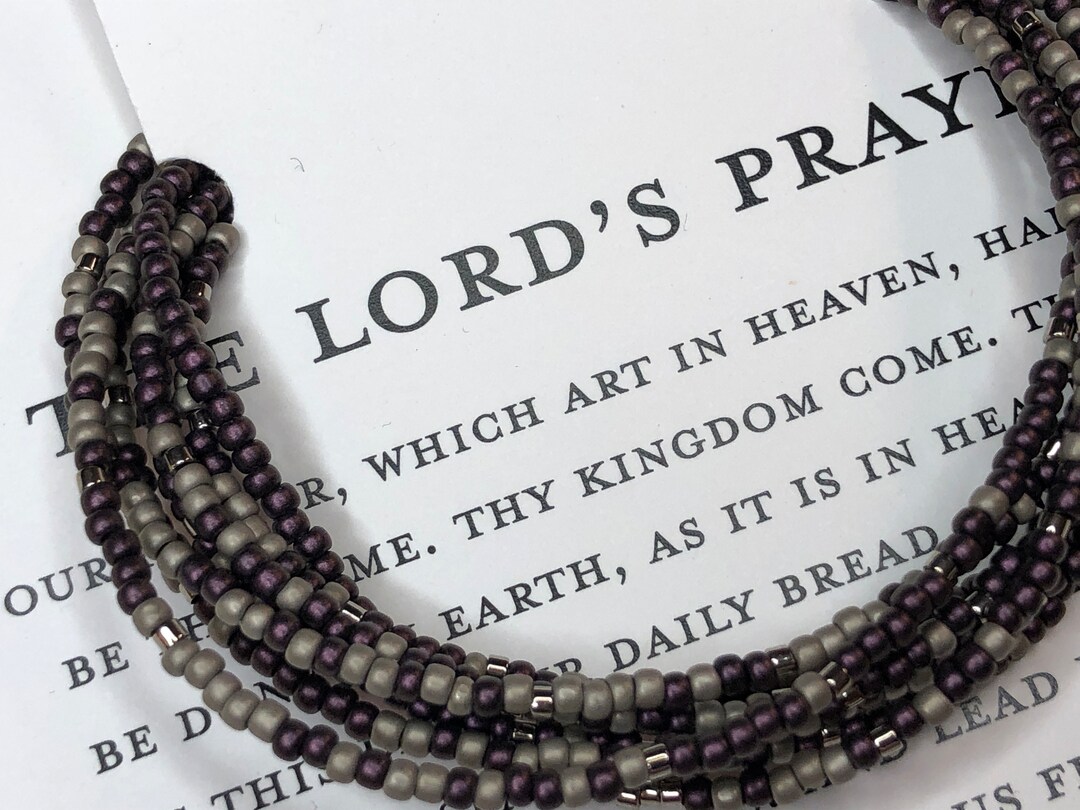 The Lord’s Prayer Morse Code Multi-wrap Bracelet/necklace - Etsy