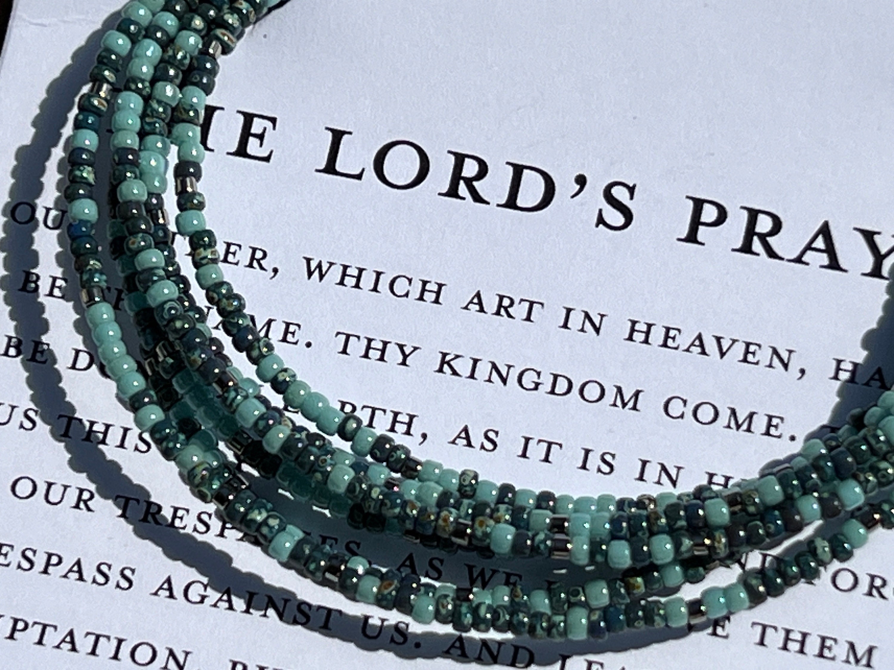 The Lord’s Prayer Morse Code Multi-wrap Bracelet - Etsy