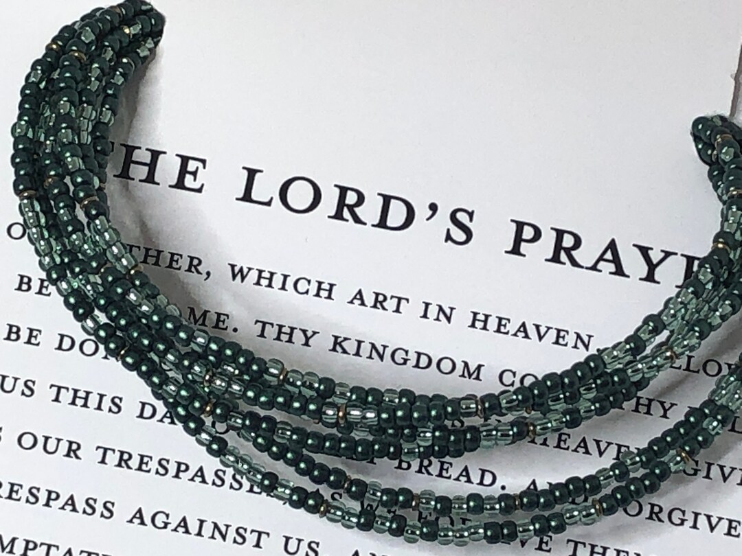 The Lord’s Prayer Morse Code Multi-wrap Bracelet/necklace - Etsy