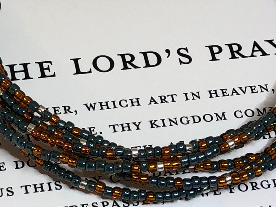 The Lord’s Prayer Morse Code Multi-wrap Bracelet/necklace - Etsy