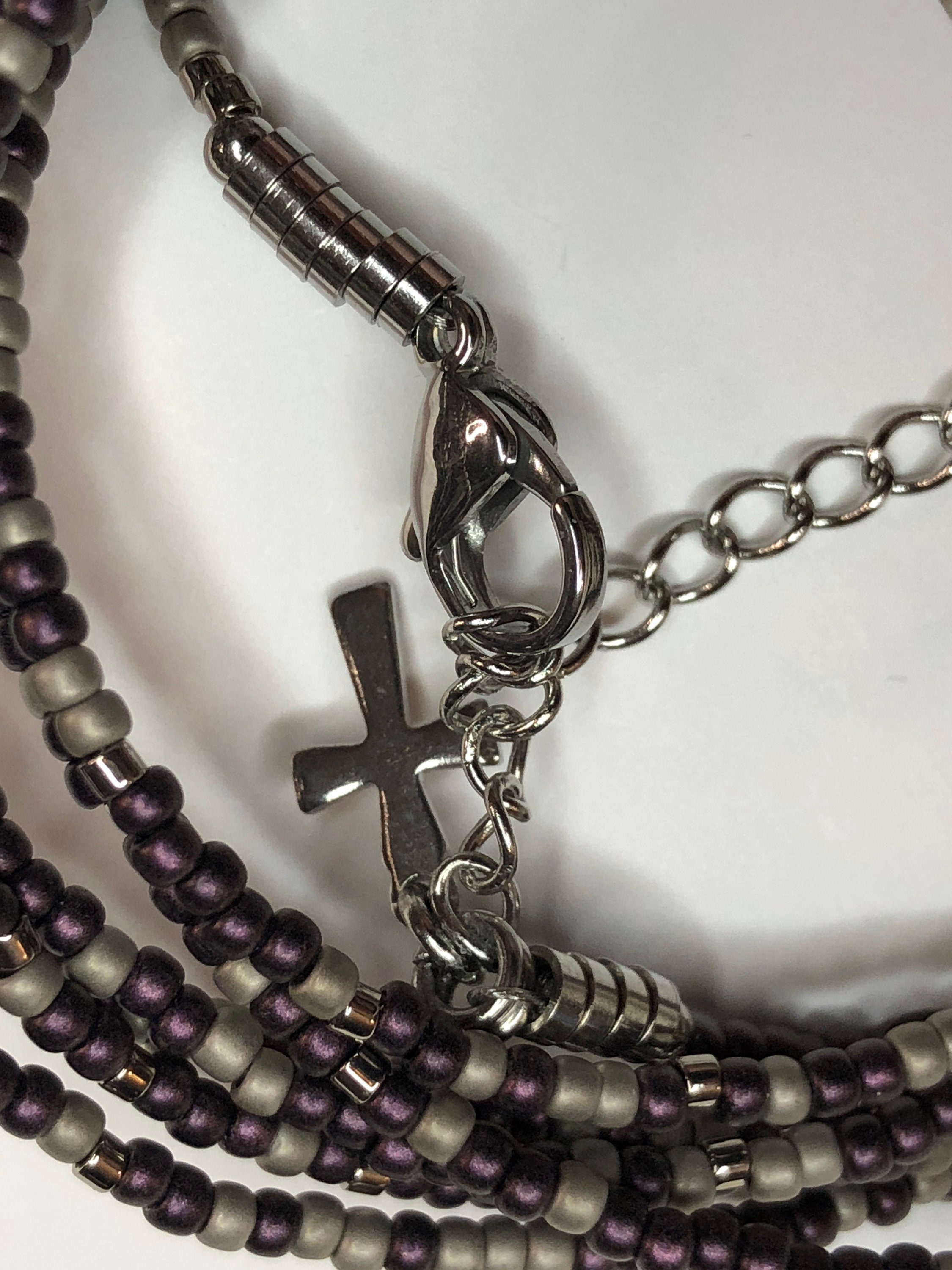 The Lords Prayer Morse Code Multi-wrap Bracelet/necklace - Etsy