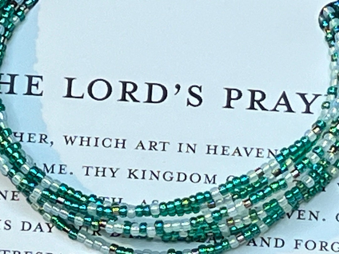 The Lords Prayer Morse Code Multi-wrap Bracelet - Etsy