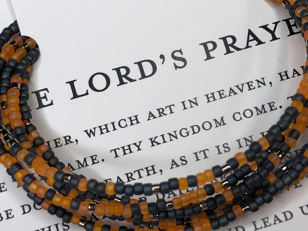 The Lord’s Prayer Morse Code Multi-wrap Bracelet/necklace - Etsy