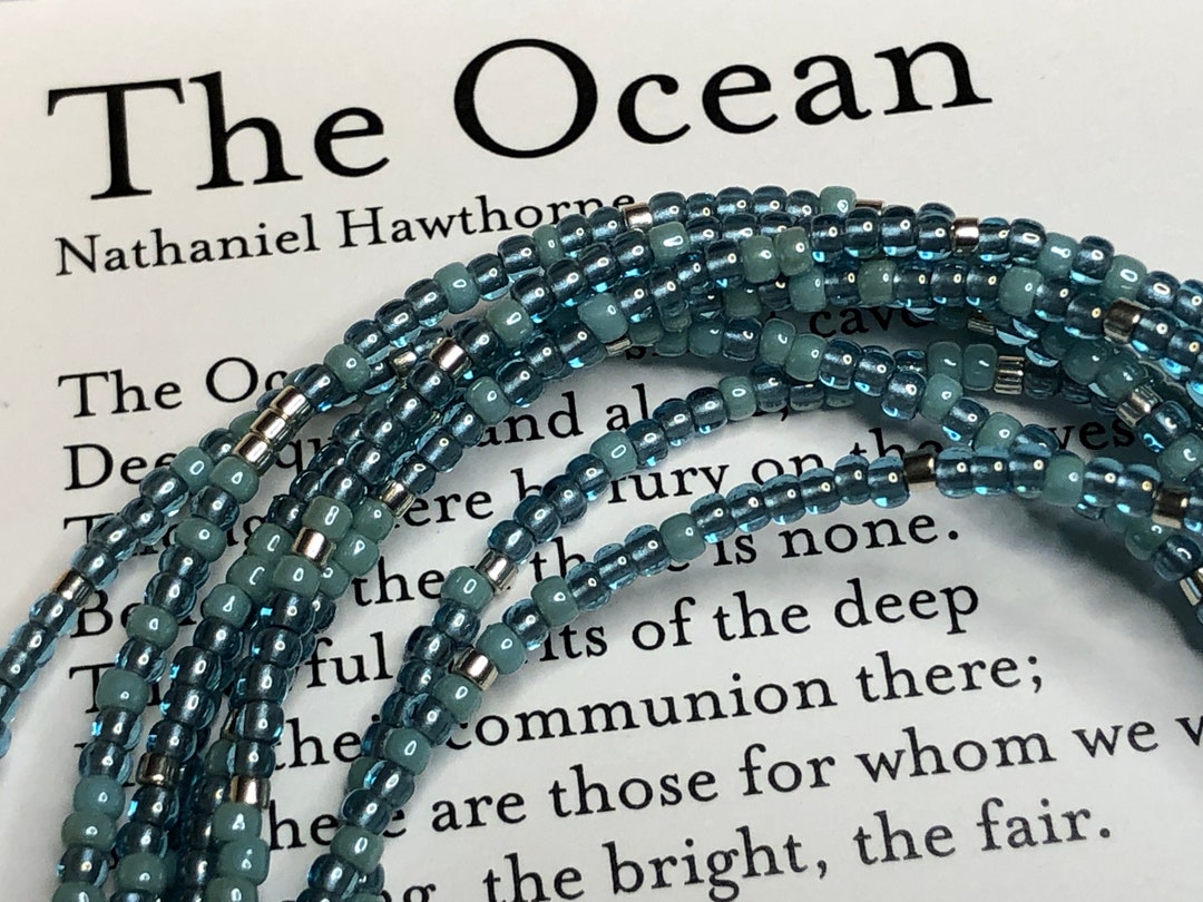 The Ocean by Nathaniel Hawthorne Morse Code Wrap Bracelet/necklace - Etsy
