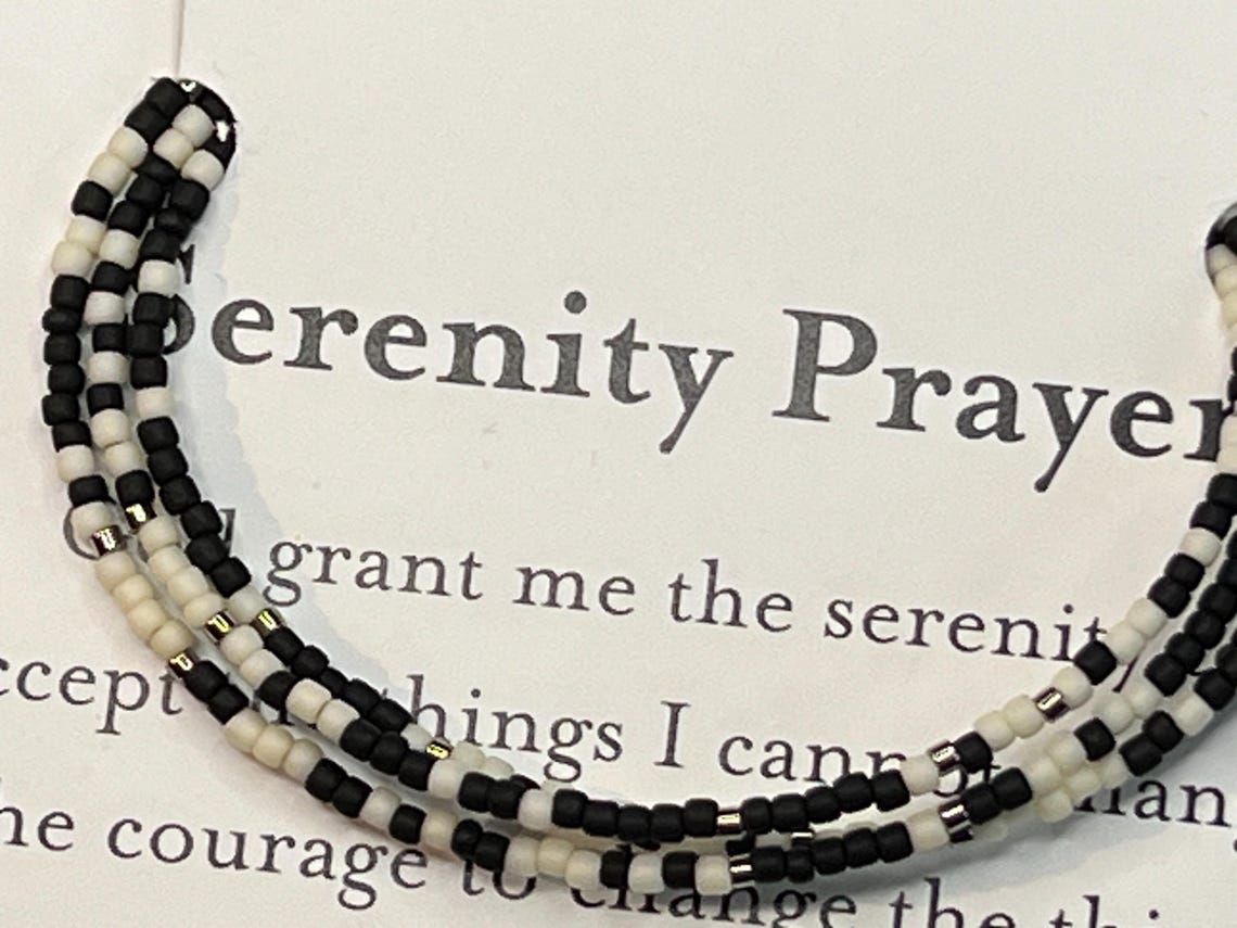Serenity Prayer Morse Code Wrap Bracelet - Etsy