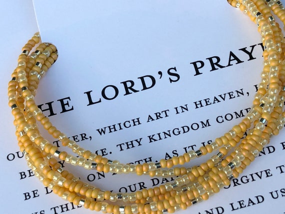 The Lords Prayer Morse Code Multi-wrap Bracelet - Etsy