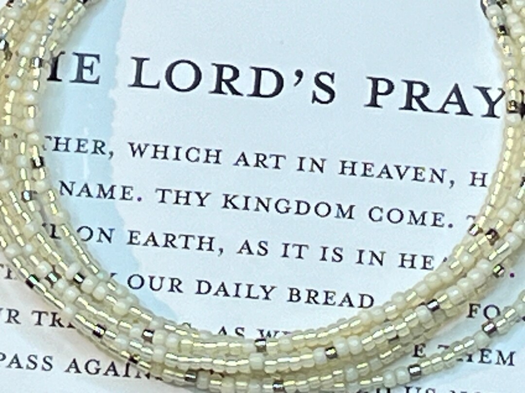 The Lords Prayer Morse Code Multi-wrap Bracelet - Etsy