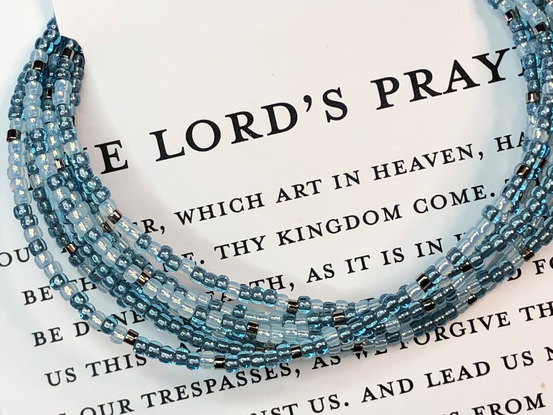 The Lords Prayer Morse Code Multi-wrap Bracelet Handmade - Etsy