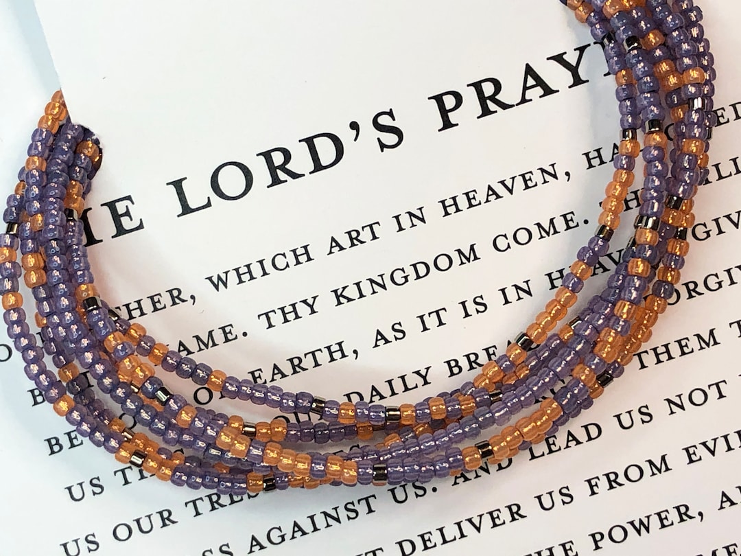 The Lord’s Prayer Morse Code Multi-wrap Bracelet/necklace - Etsy