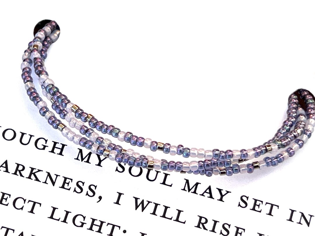 Sarah Williams Poem in Morse Code Wrap Bracelet/necklace - Etsy