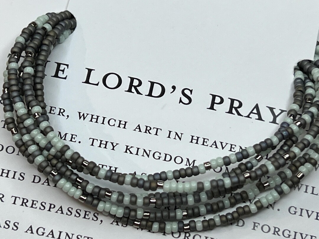 The Lord’s Prayer Morse Code Multi-wrap Bracelet Handmade Small ...