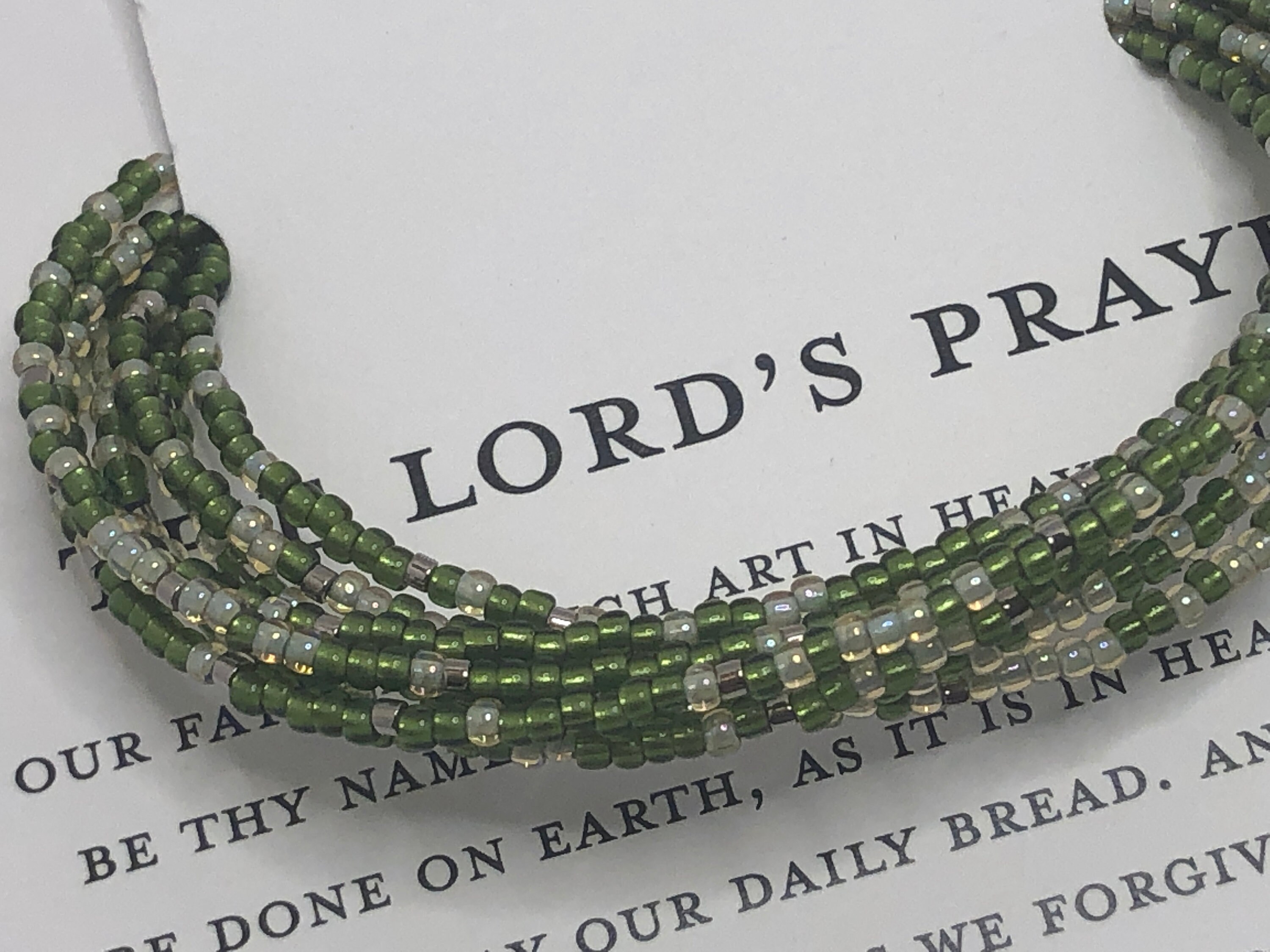 The Lords Prayer Morse Code Multi-wrap Bracelet - Etsy