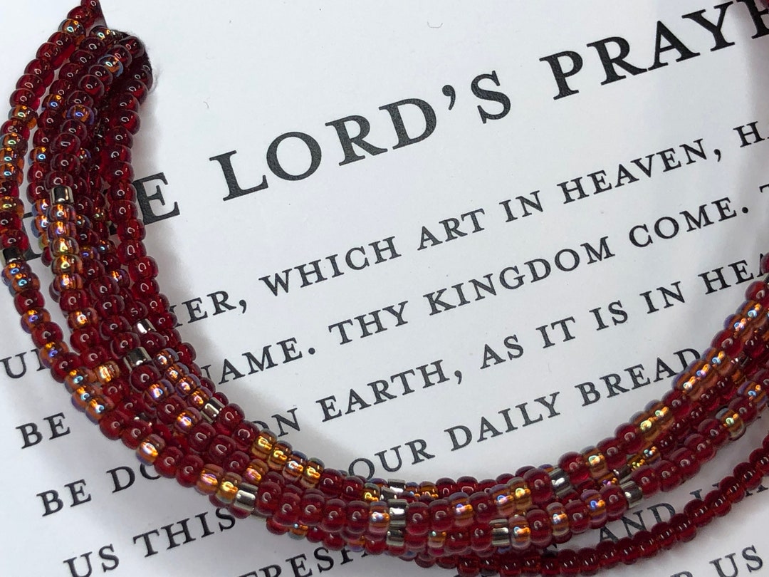 The Lord’s Prayer Morse Code Multi-wrap Bracelet/necklace - Etsy