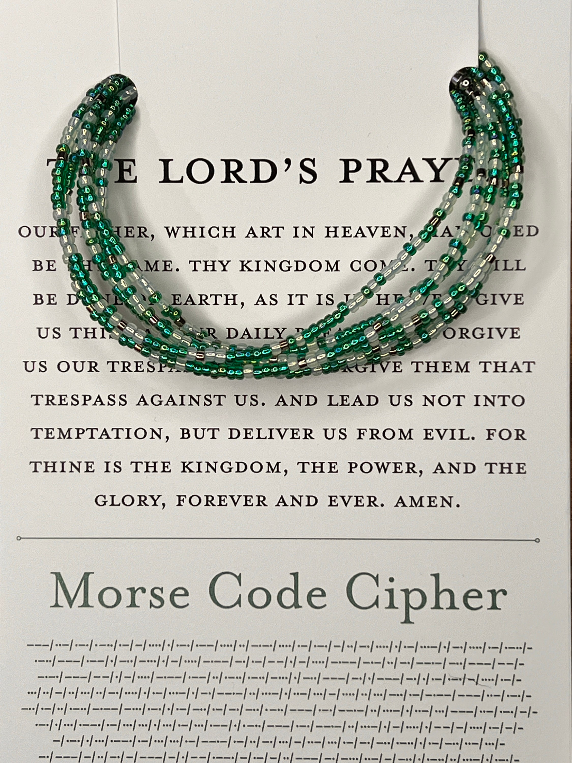 Morse Code the Lord’s Prayer Multi-wrap Bracelet - Etsy