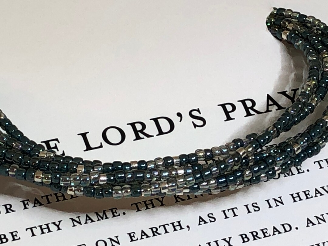 The Lord’s Prayer Morse Code Multi-wrap Bracelet/necklace - Etsy