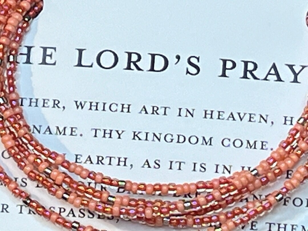 The Lords Prayer Morse Code Multi-wrap Bracelet - Etsy